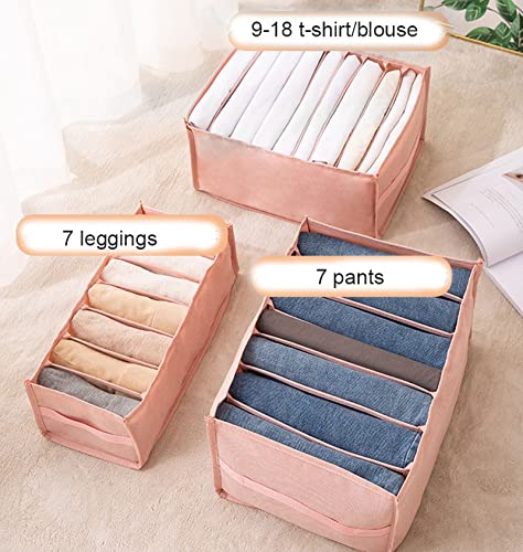PINK - Shirt Organizer Clothing Storage Drawer Storage
