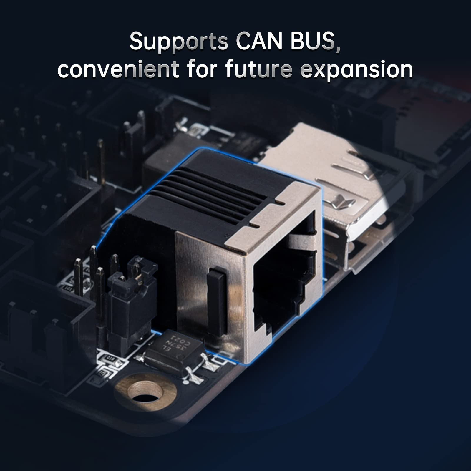 BTT Octopus V1.1 32Bit 3D Printer Controllers Supports Klipper and Marlin, Compatible TMC2209/TMC2208/TMC5160/TFT35 E3 V3.0/PI TFT50/BL Touch and Compatible Raspberry Pi Voron 3D Printer ect