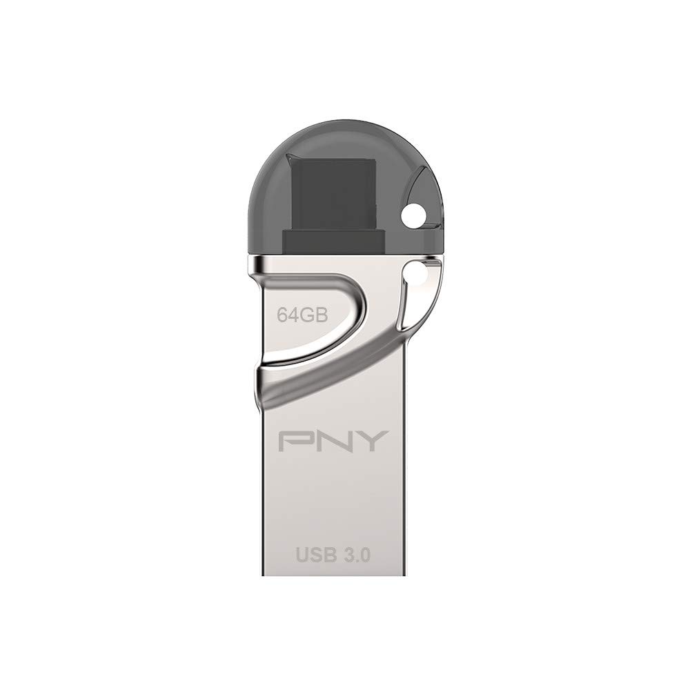 PNY 64GB Duo-Link USB 3.0 OTG Flash Drive for Android - (P-FDI64GOTGTO30-GE)