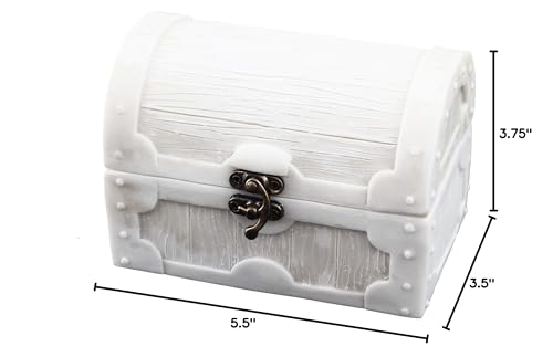 Forged Dice Co. Mimic Chest Dice Storage Box - Holds up to 5 Sets of Polyhedral Dice or 35 Dice - Compatible with Dungeons & Dragons