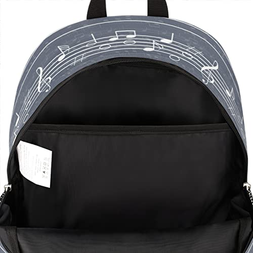 Backpacks for Boys Girls Retro Music Note School Backpacks for Traveling Laptop Backpacks Teens Bookbag College Backpack with Laptop Compartment Casual Daypack