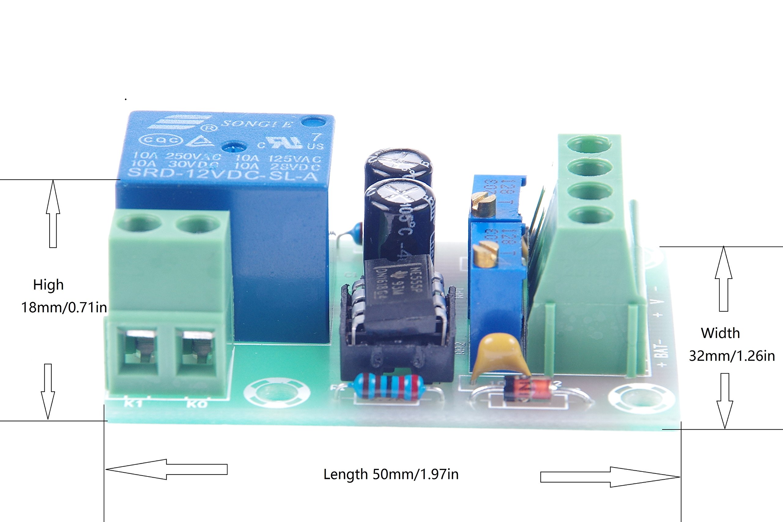 LM YN Battery Charging Control Board DC 12V Intelligent Power Control Board Charger Power Automatically Charged