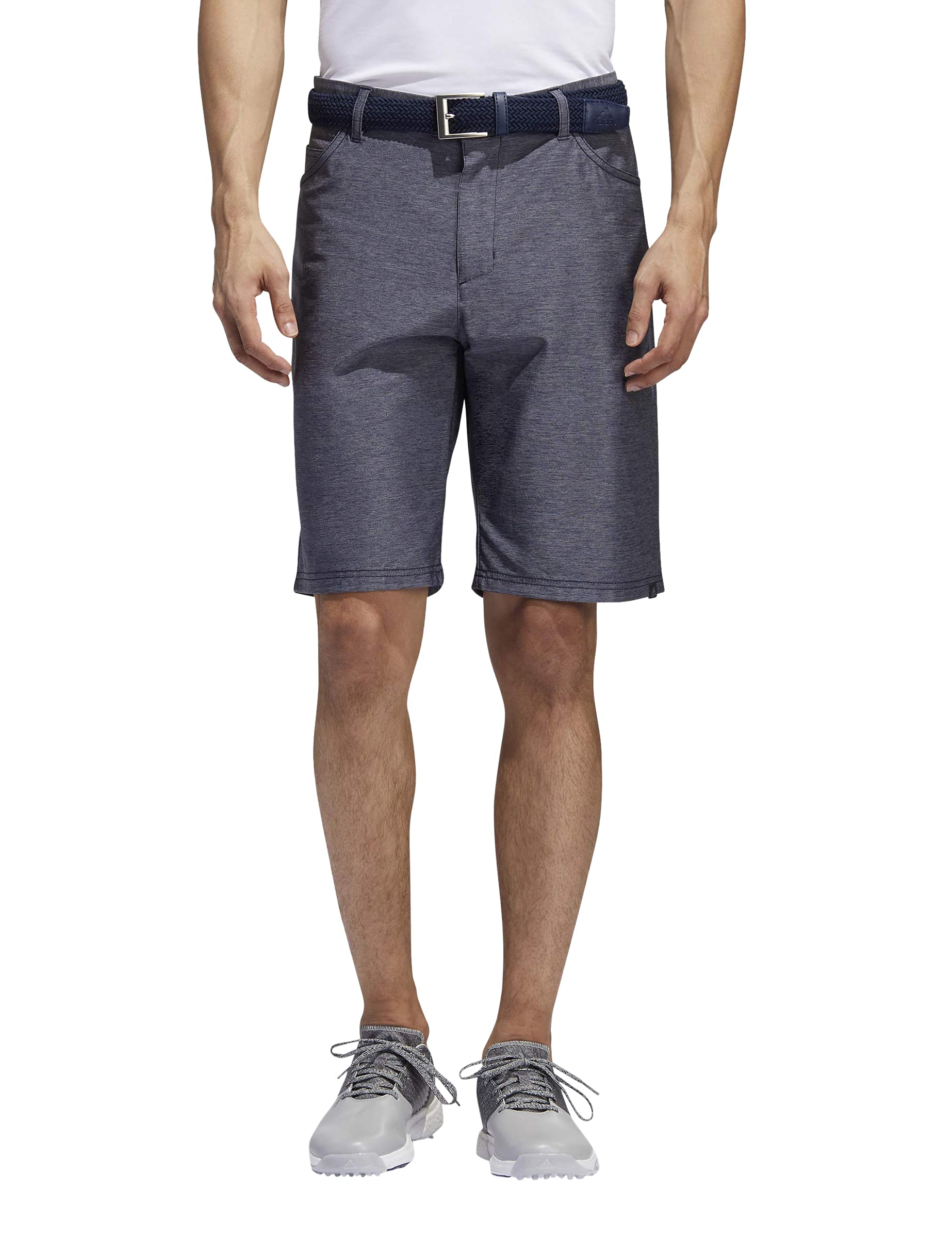 adidas Golf Ultimate Heather 5 Pocket Short, Collegiate Navy, 33