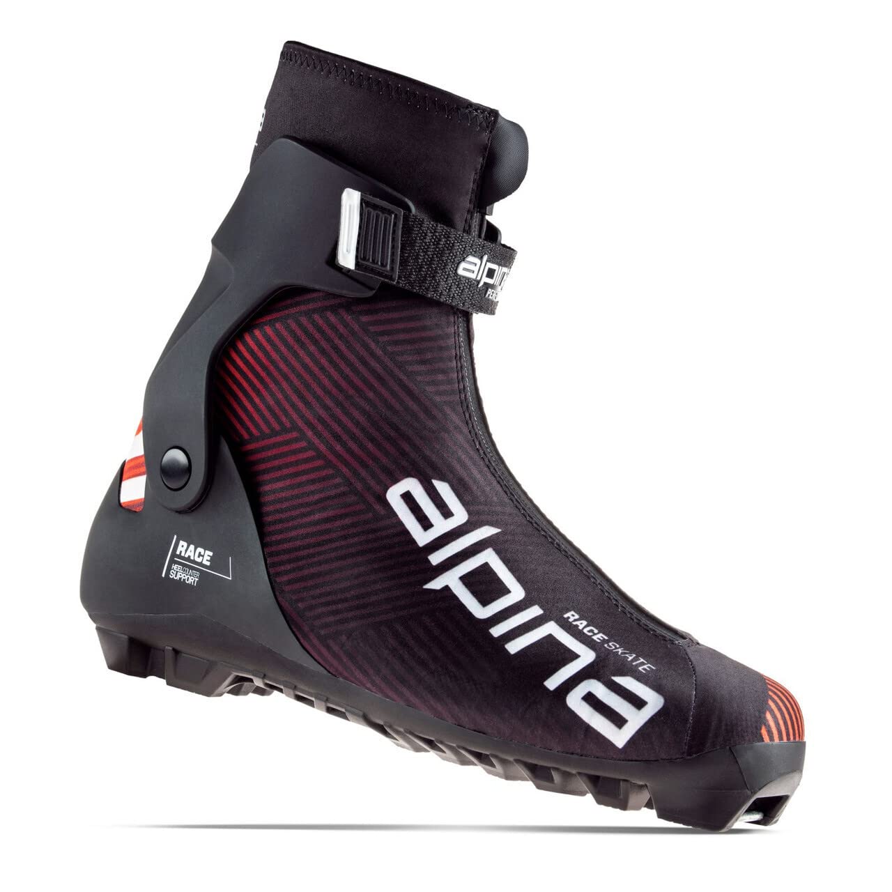 Alpina Race Skate Boot - 2022 - Red/Black/White - 43