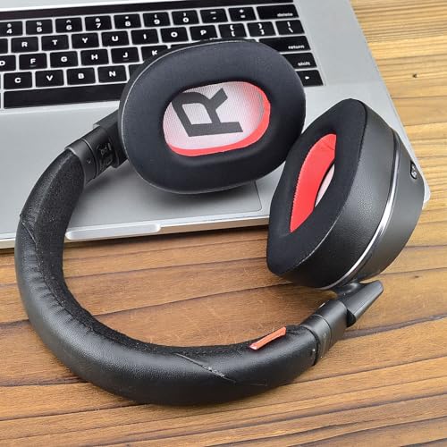 Adhiper Cooling Gel Replacement Earpad for Plantronics Backbeat Pro2 Voyager 8200 UC Headphones,Comfortable and Refreshing Ear Cushion, Ice Fabric Headphone Earpads, Memory Foam Ear Pads,Black