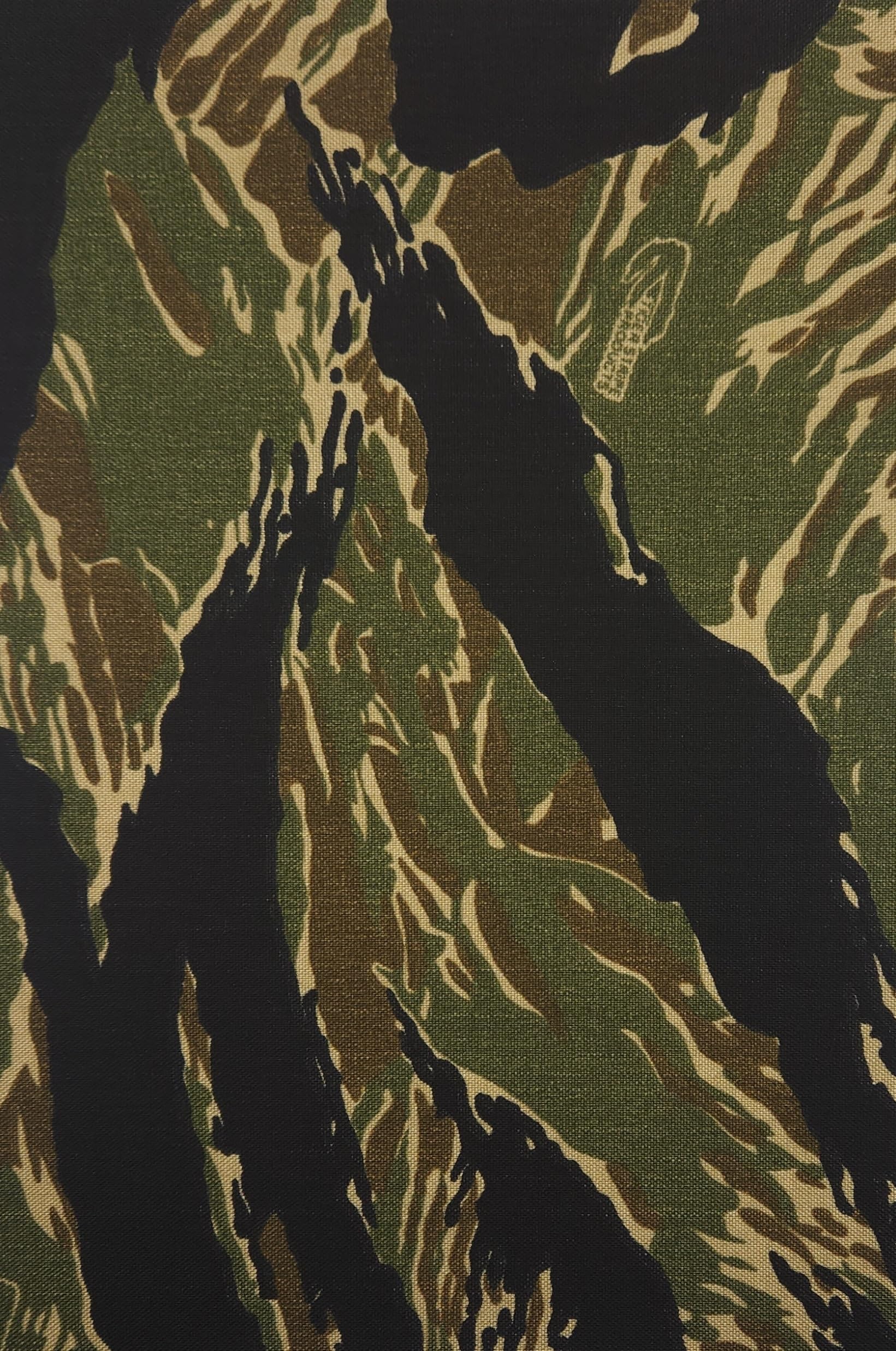 Dangerfield Arms TackGear Wrap 12"x12" Cordura Camouflage Adhesive Wrap 500 Denier Adhesive Back (Vietnam Tiger Stripe)