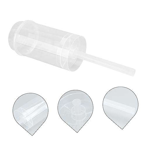 Abaodam 25pcs Push Cake Cone Push up Cake Shooter Clear Cake Organic Candies Pie Container with Lid Plastic Dessert Cups Containers for Food Plastic Food Cake Stand Mini Pp Candy