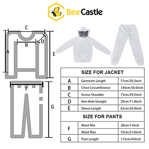 BeeCastle 8-Frame Bee Hives and Supplies Starter Kit,Beehive Kit Dipped in 100% Beeswax,Bee Keeping Supplies-All Beginners Kit Includes Beekeeping Supplies Tool Set and Bee Suit.