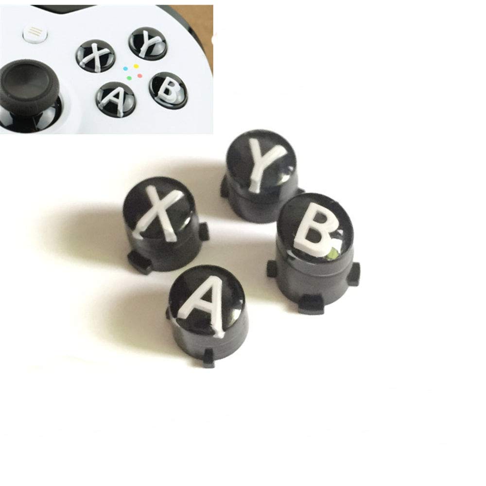 ABXY Button Bullet Buttons Replacement for Xbox One/Xbox ONE S/Xbox ONE X/Xbox ONE Elite(Elite Button)