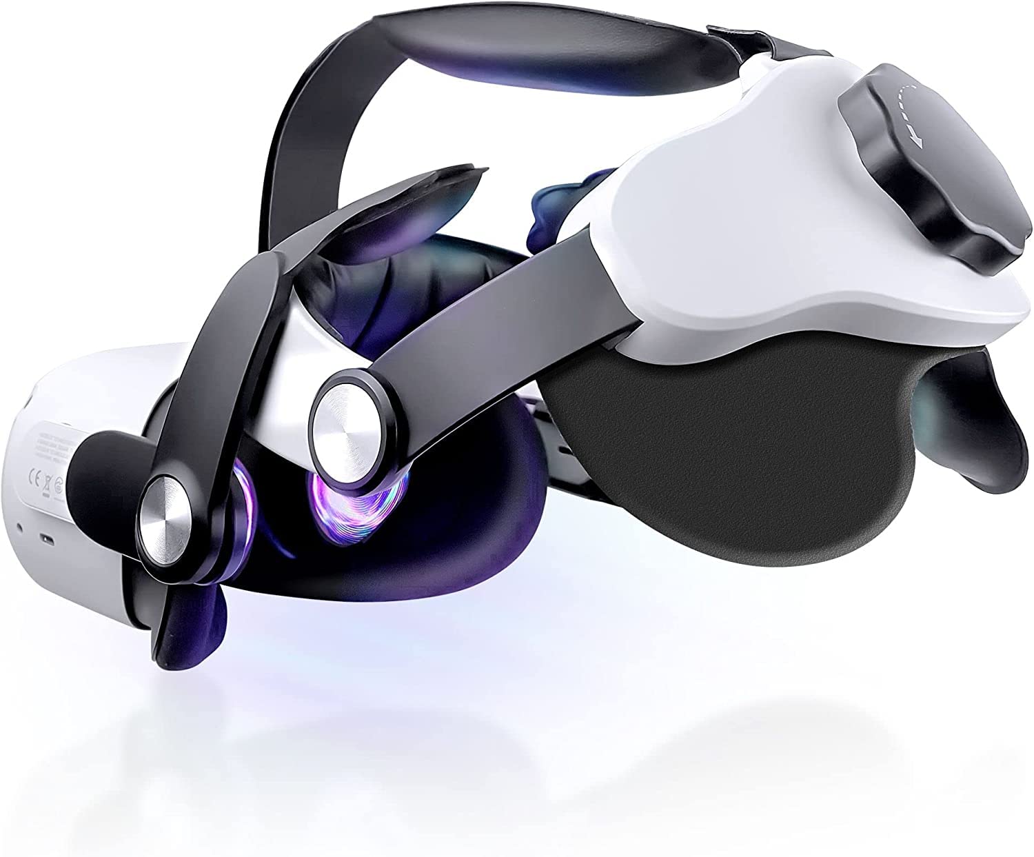 for Oculus Quest 2 Elite Head Strap, VR Game Headstrap, Comfortable Adjustable VR Headset Accessories Head Strap for Replacement