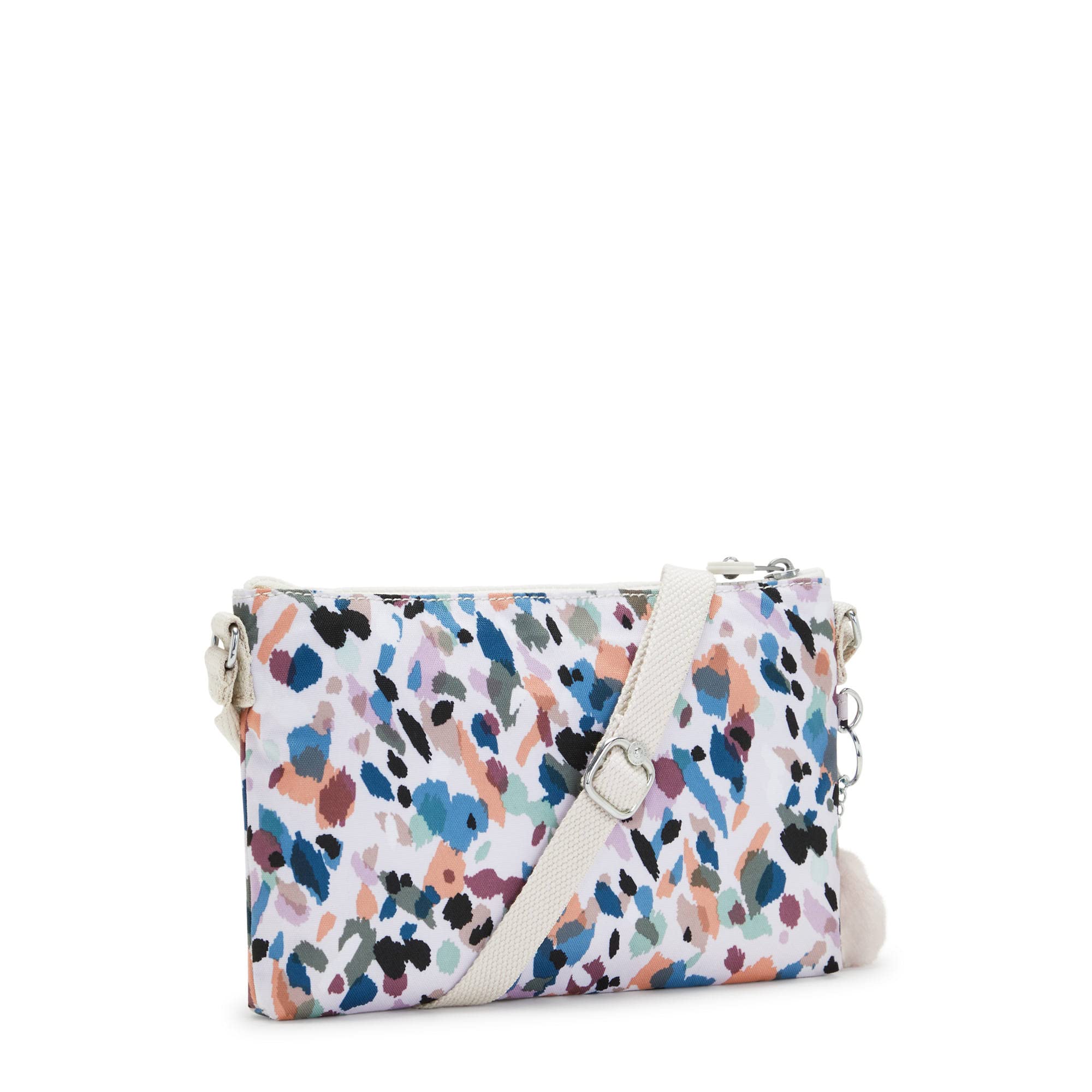 Kipling Mikaela Printed Crossbody Bag Dab Dab Grey