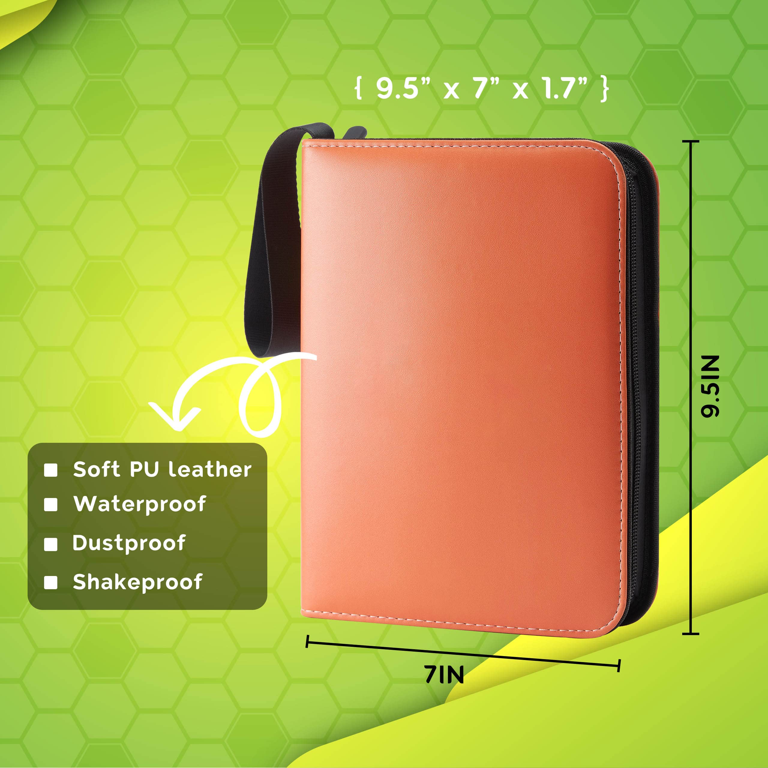 Card Binder for Trading Card 4-Pocket Trading Card Holder 400 Pockets Collection Cards Binder with Sleeves…