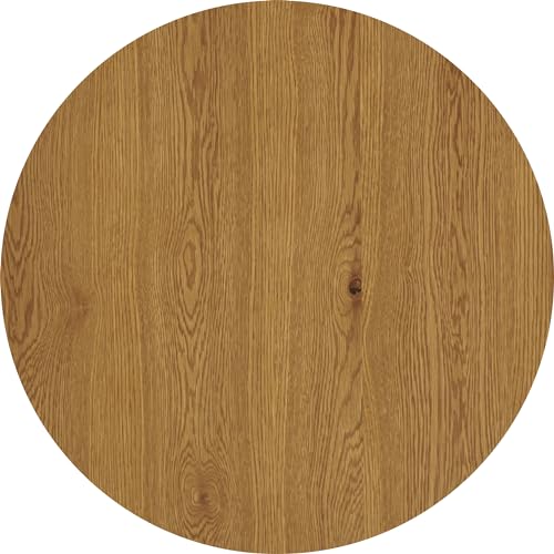 Acacia Alma Solid Wood Dining Table / 36" Kitchen Table Round Dining Table for 4 Dining Room Table, Patio Table, End Table, Coffee Table, Work Desk, Natural Wood Dining Table Round Kitchen Table, Oak