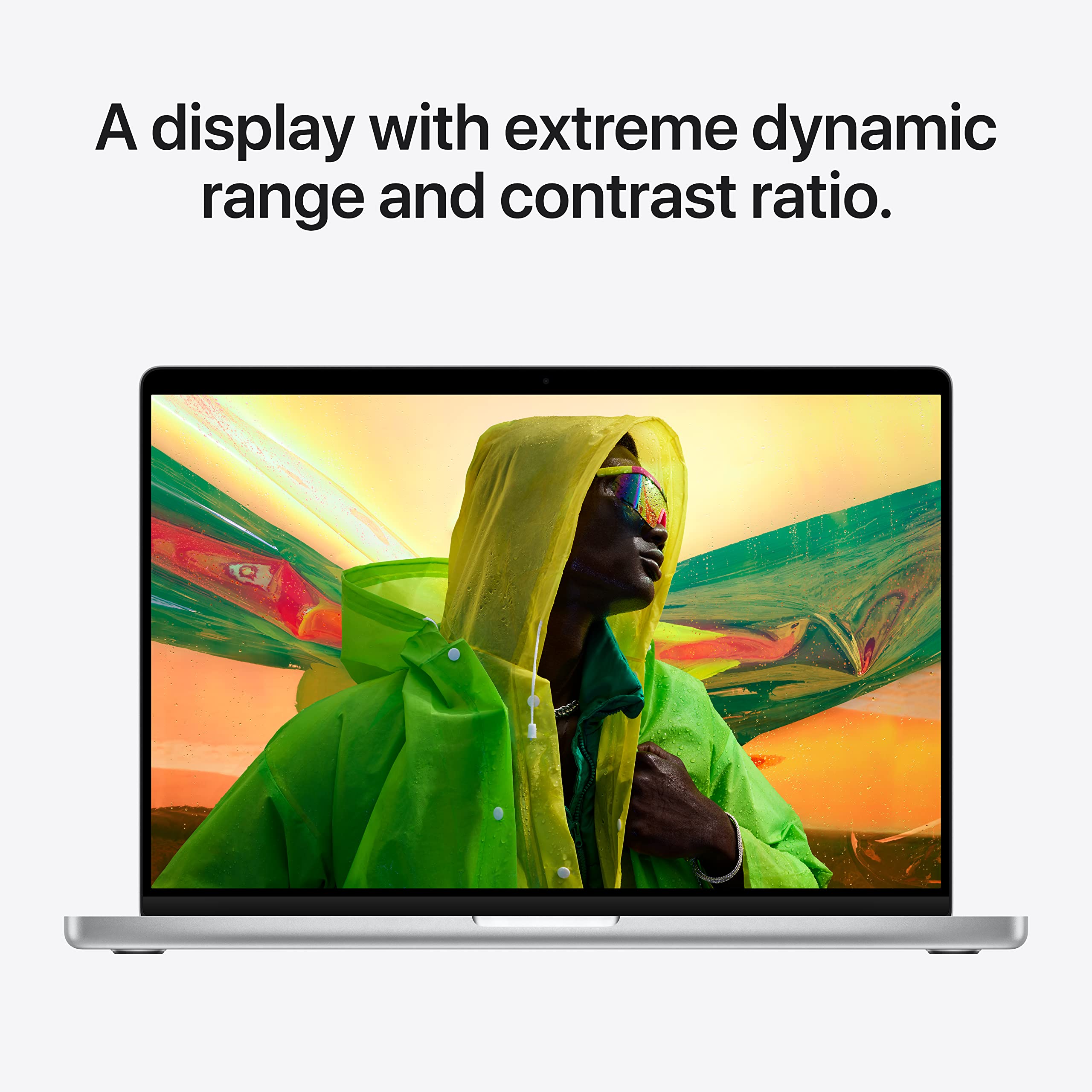 Apple 2021 MacBook Pro (14-inch, M1 Pro chip with 8‑core CPU and 14‑core GPU, 16GB RAM, 512GB SSD) - Silver
