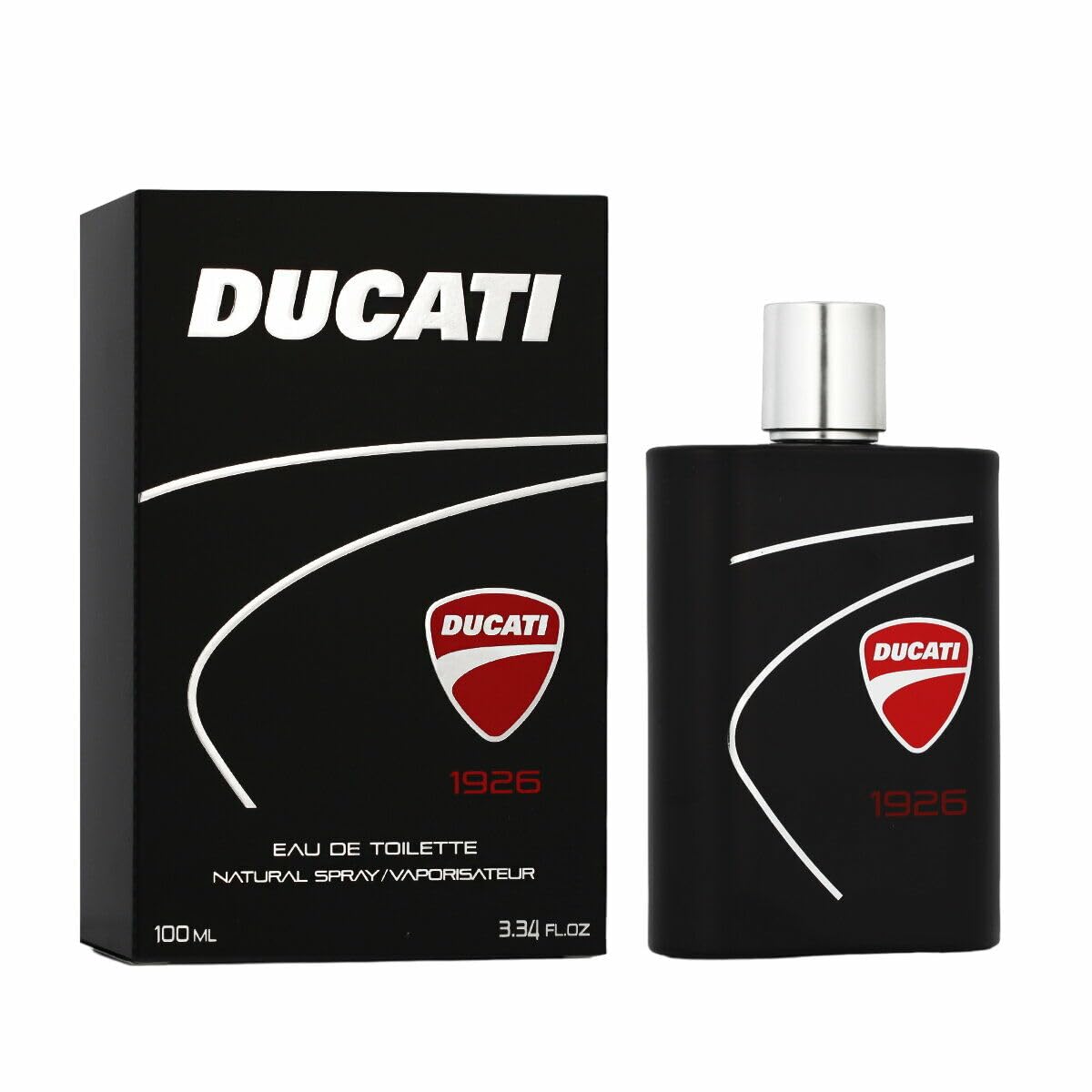 DUCATI Fragrance for Men - Aromatic Fougere Scent - Opens with Tangerine and Bergamot Notes - Blended with Lavender - For Intense and Bold Men Looking to Exude Style - 3.4 EDT Spray