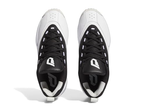 adidas Dame Certified 2 White/Black/Orbit Grey Men's 15 Medium