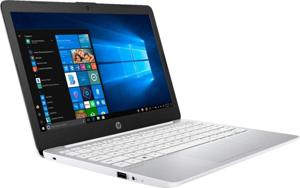 HP Newest 11.6inch Stream Laptop, Intel Atom Processor Up to 2.0 GHz, 4GB DDR3 RAM, 32GB SSD, Intel HD Graphics, WiFi, Bluetooth, HDMI, Win10 Home (Renewed)