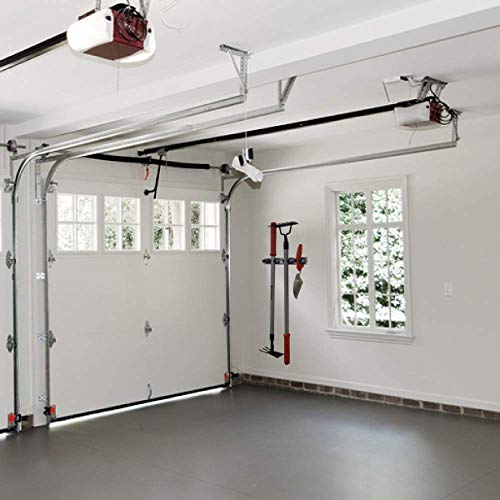 Mop and Broom Organizer β Declutter your Kitchen, Laundry Room or Garage with this Commercial Strength Metal Wall Mount Holder β Keep your Lawn, Yard and Gardening Tools Neat and Organized