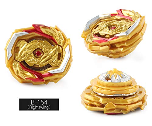 Bey Battle Burst Gyro Attack Blades Metal Fusion Evolution Combination with Arena, Launchers Grip & Battling Top(Golden)