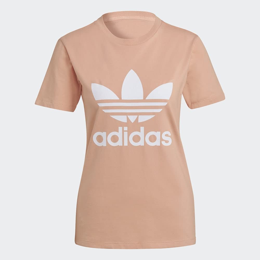 adidas Originals, womens, Trefoil Tee, Hazy Rose, X-Small