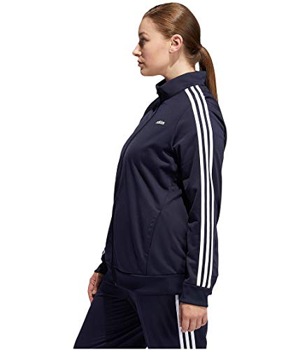 adidas Female Essentials Tricot Track Top,Ink/White,3X
