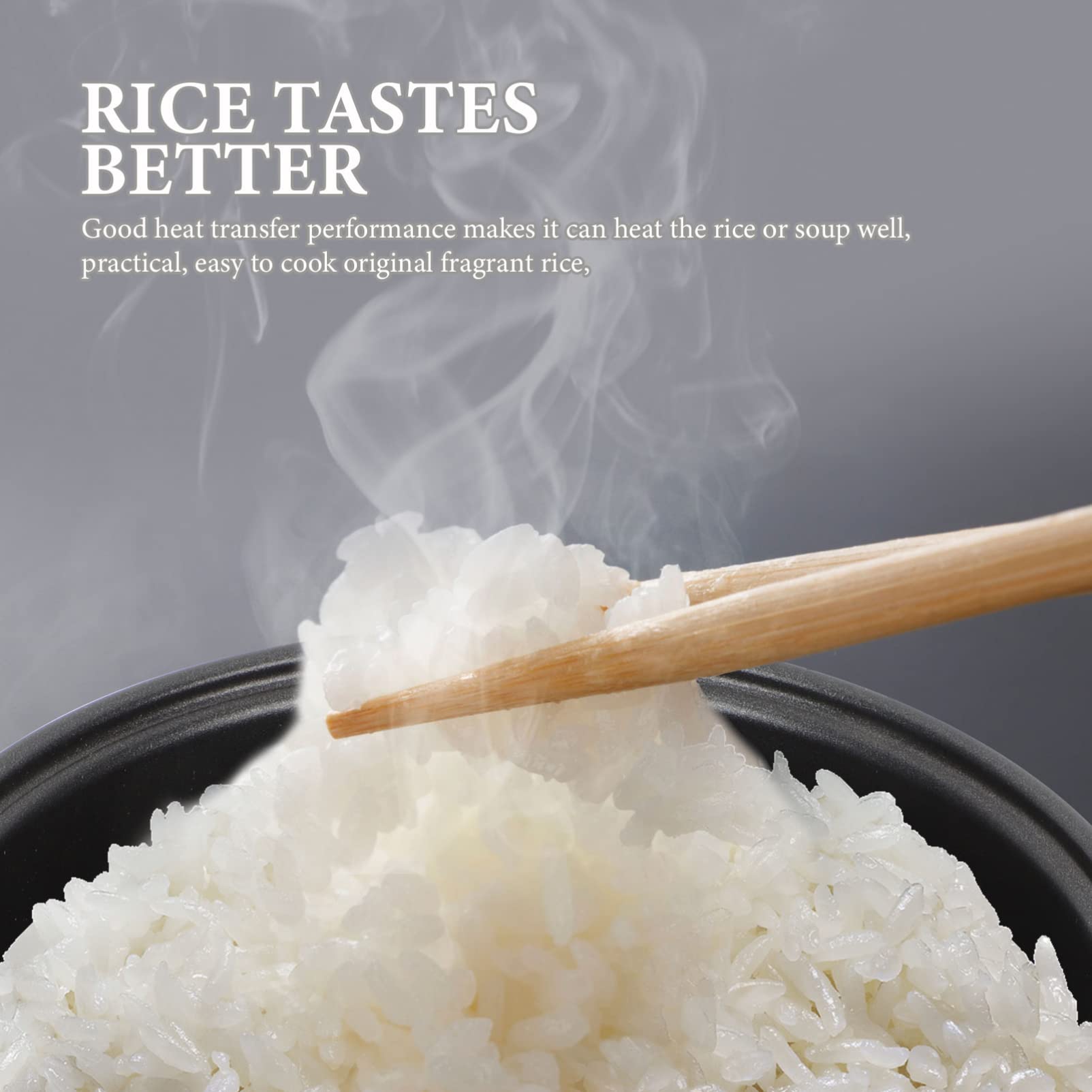 Aroma Rice Cooker Inner Pot Replacement Rice Cooker Replacement Inner Pot: Alloy Cooking Pot Insert Liner 2L Non Stick Cooking Pot Liner Cookware Replacement Accessories Rice Cooker Replacement Pot