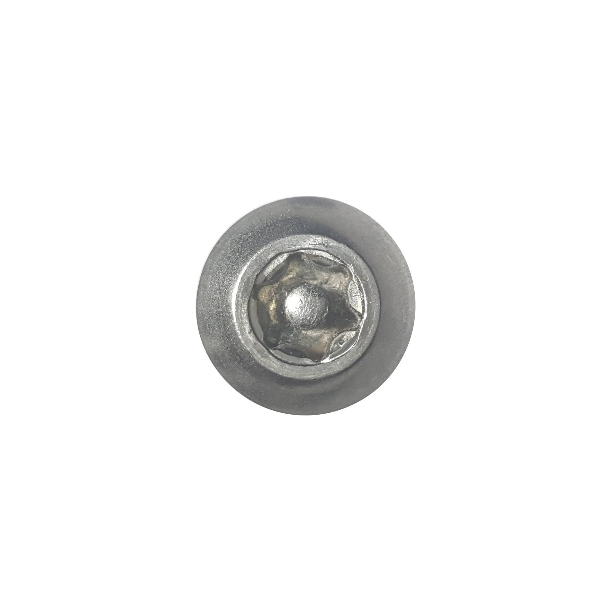 Fastenere Torx Security Machine Screws - 10-24 x 3/8" (25-Pack) Stainless Steel, Tamper-Resistant, Button Head Screws, Bolt Screw for Higher Level of Safety & Theft Prevention