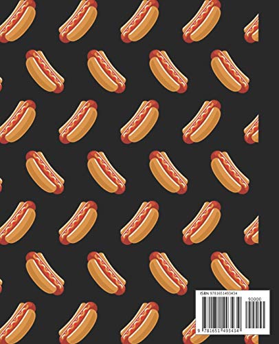 Composition Notebook: Funny hot dog lovers wide ruled notebook / journal hot dogs fans Birthday Gift