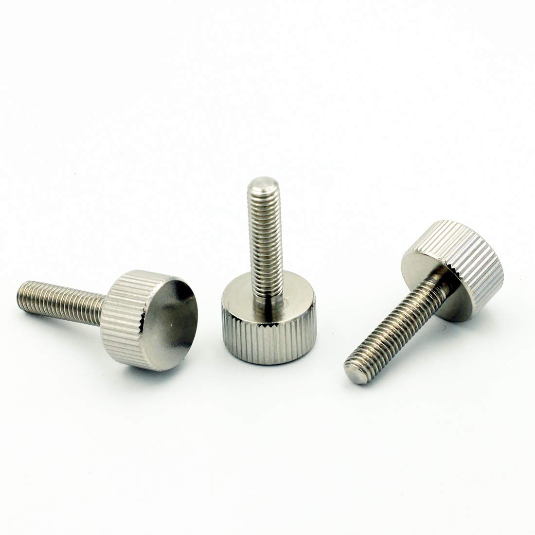 M3 x 10mm Thumb Screws Plain Type Metric (Thread Dia. 3.0mm) Knurled Head,10 Piece