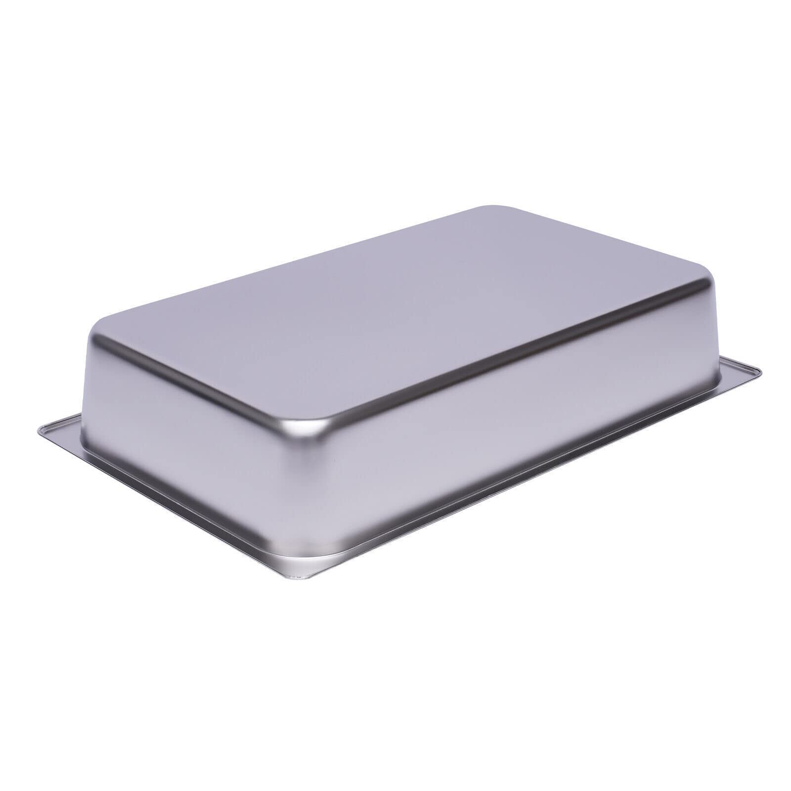 6 Pack Food Pan Commercial Tray Full Size 4" Deep Steam Table Stainless Steel Table Pan Restaurant Catering Hotel Food Warmers Cookware