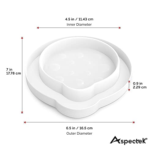 ASPECTEK Bed Bug Trap, Bed Bug Interceptor-Pack of 8. Insect Trap, Safe Eco Friendly, Bed Bug Eliminator (White)