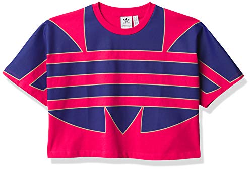 adidas Originals womens Big Trefoil T-Shirt Power Pink Medium