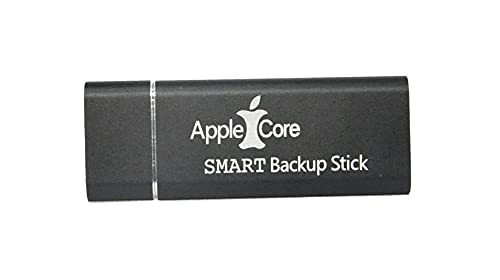 AppleCore 1 Click Smart Backup 512GB Portable Solid State External Hard Drive with Tutorial Videos for Mac Computers, iMac, MacBook Air, MacBook Pro, Photo, Document Backup, USB 3.1, Time Machine