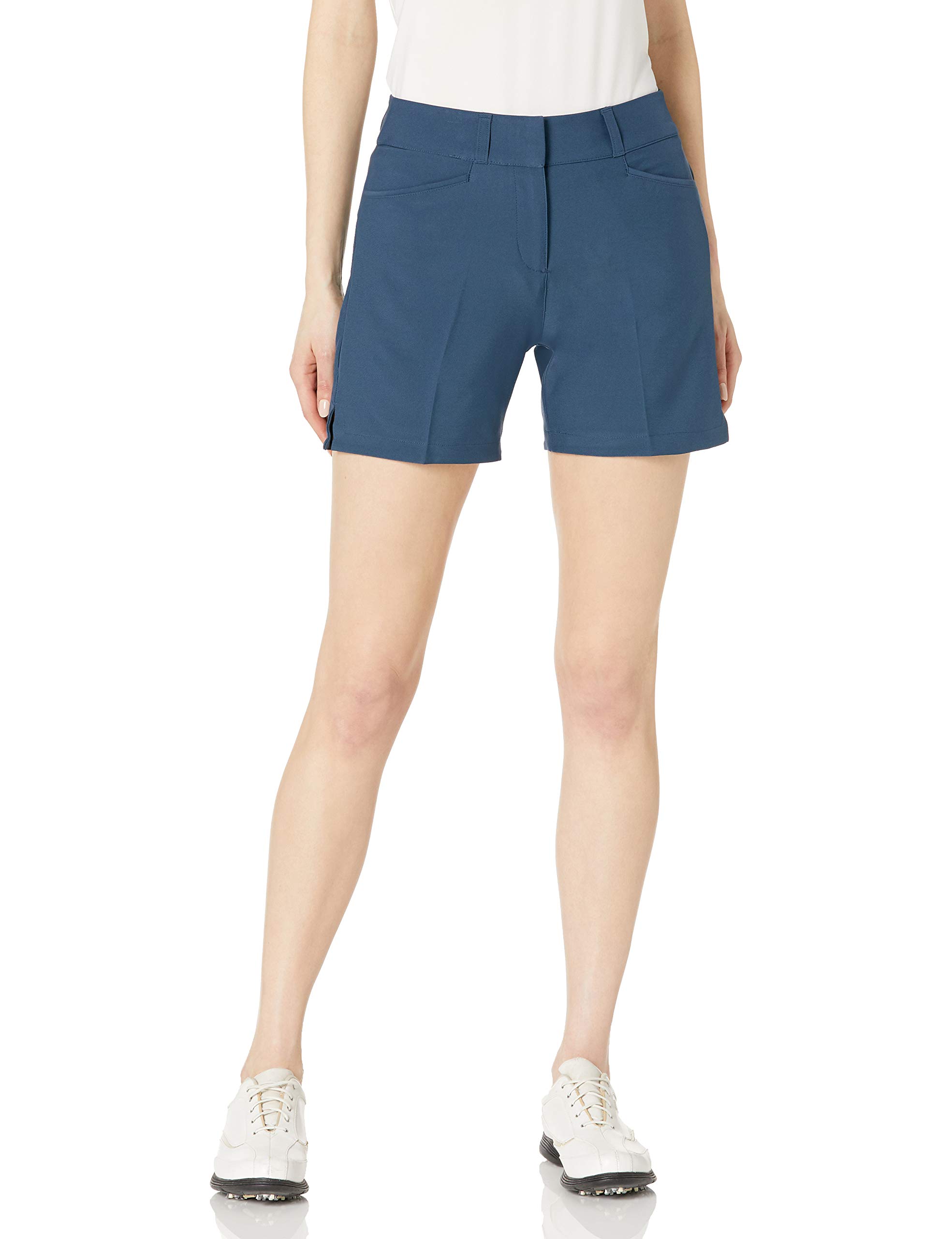 adidas Golf Women's 5-inch Primegreen Golf Short, Navy, 4