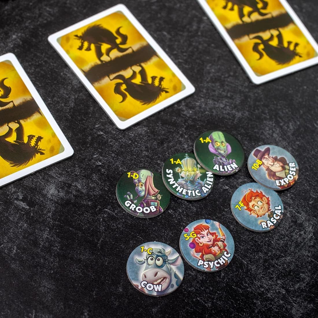 Bezier Games One Night Ultimate Alien, Fun Party Game for Large Groups, Fast-Paced Gameplay, Engaging Social Deduction, Hidden Roles & Bluffing, Great Game for Kids & Families