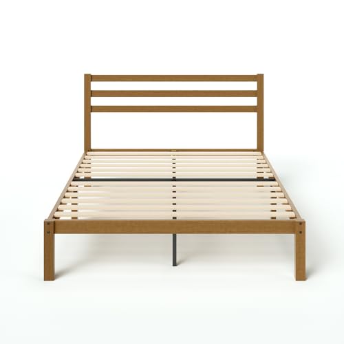 Zinus Leah Bamboo Platform Bed Frame, No Box Spring Needed, Wood Slat Support, Easy Assembly, Full