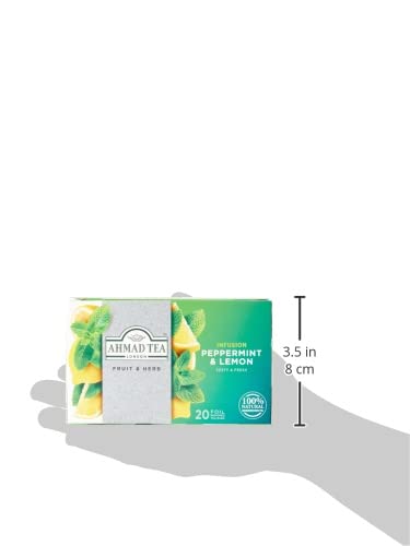 Ahmad Tea - Peppermint & Lemon Tea 20 Bags - 30g