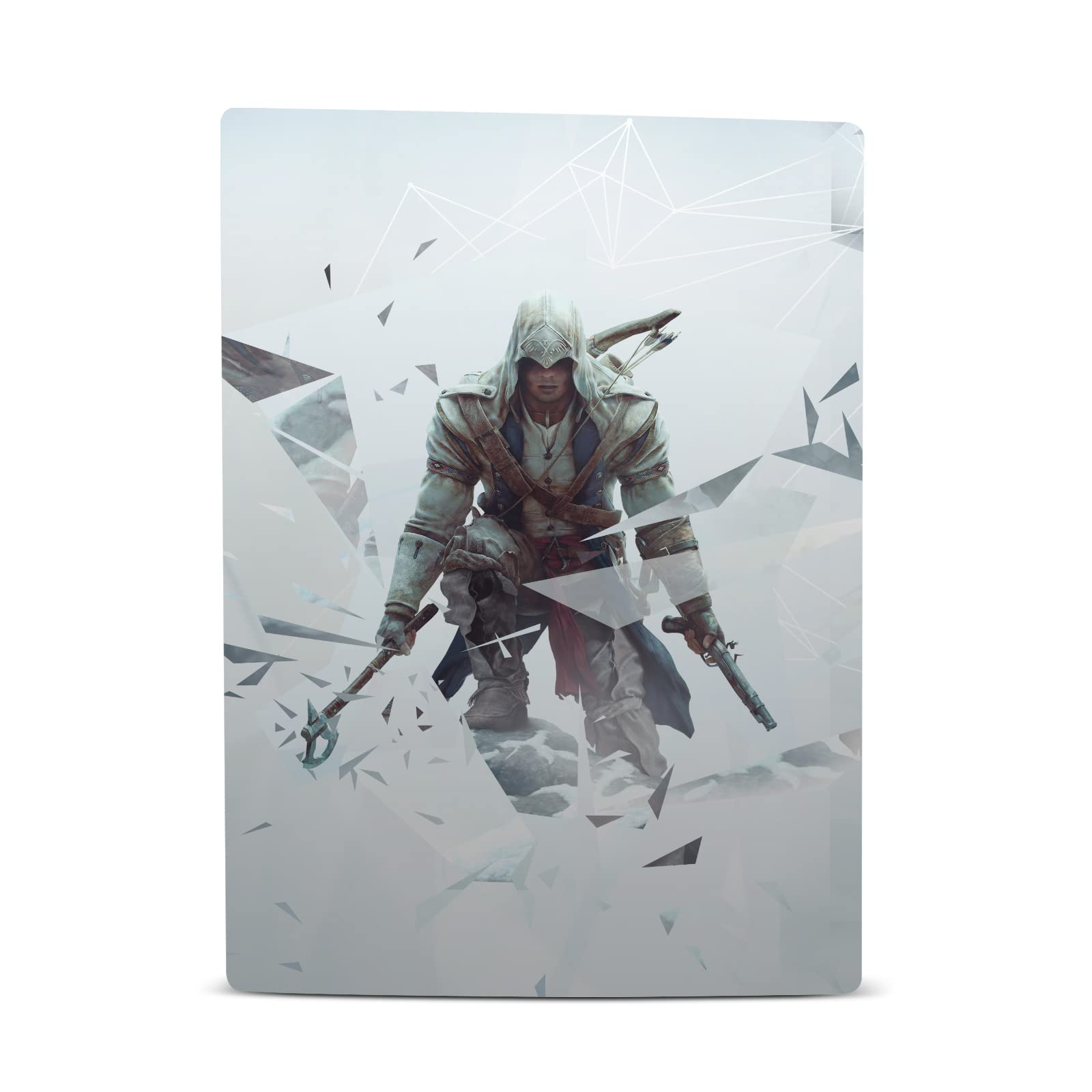 Head Case Designs Officially Licensed Assassin's Creed Connor III Graphics Vinyl Faceplate Sticker Gaming Skin Decal Cover Compatible With Sony PlayStation 5 PS5 Digital Edition Console