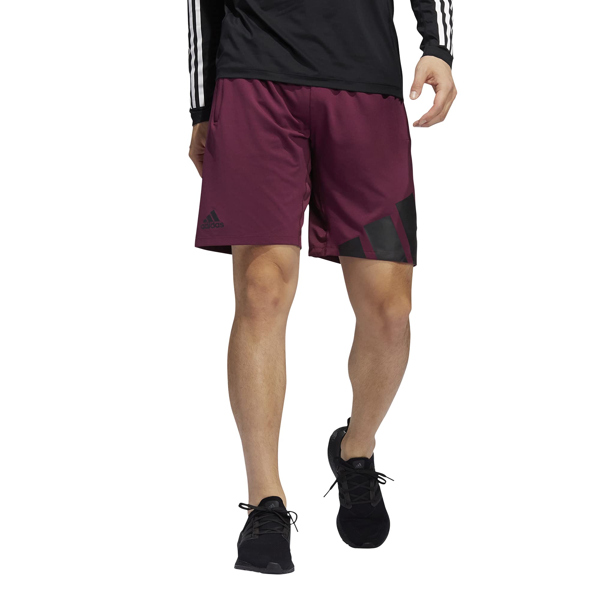 adidas Men's 4KRFT Shorts, Black, X-Large