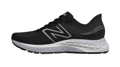 New Balance Men's Fresh Foam X 880 V12 Running Shoe, Black/Lead/Light Aluminum, 10 Wide