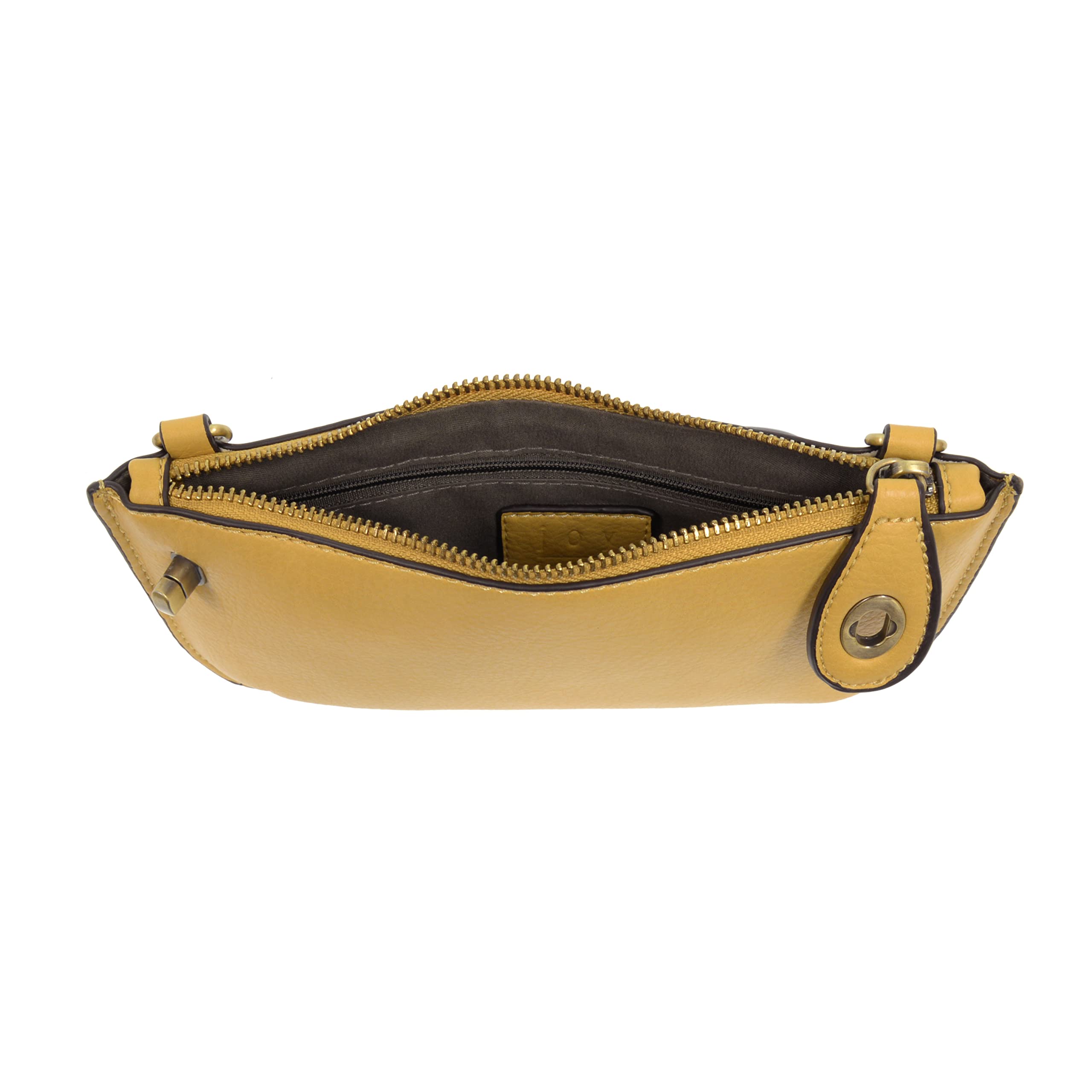 Joy Susan Women's Fashion Purse Mini Crossbody Wristlet Clutch Handbag - Butter