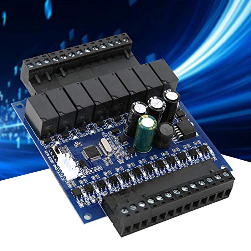 ALREMO HUANGXING - Programmable Control Board, Industrial Grade 32 Bit CPU PLC for FX2N, for Programming General Purpose FX2N 20MR Professional Use(Bare Board)