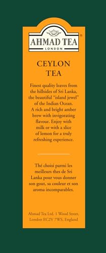 Ahmad Tea Black Tea, Ceylon Loose Leaf, 454g - Caffeinated & Sugar-Free