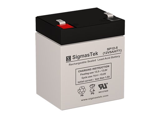 PS4-12 12 Volt 5 AmpH SLA Replacement Battery with F1 Terminal