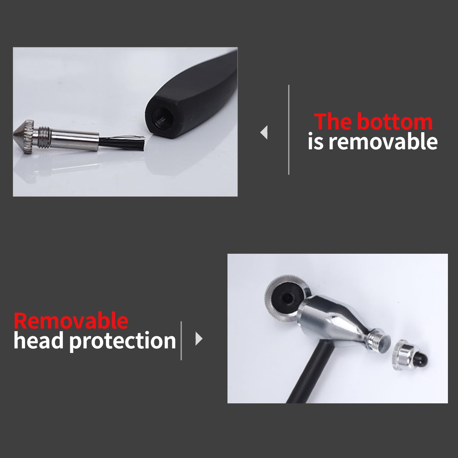 Tromner Neurological Reflex Hammer for cutaneous and Superficial responses,black