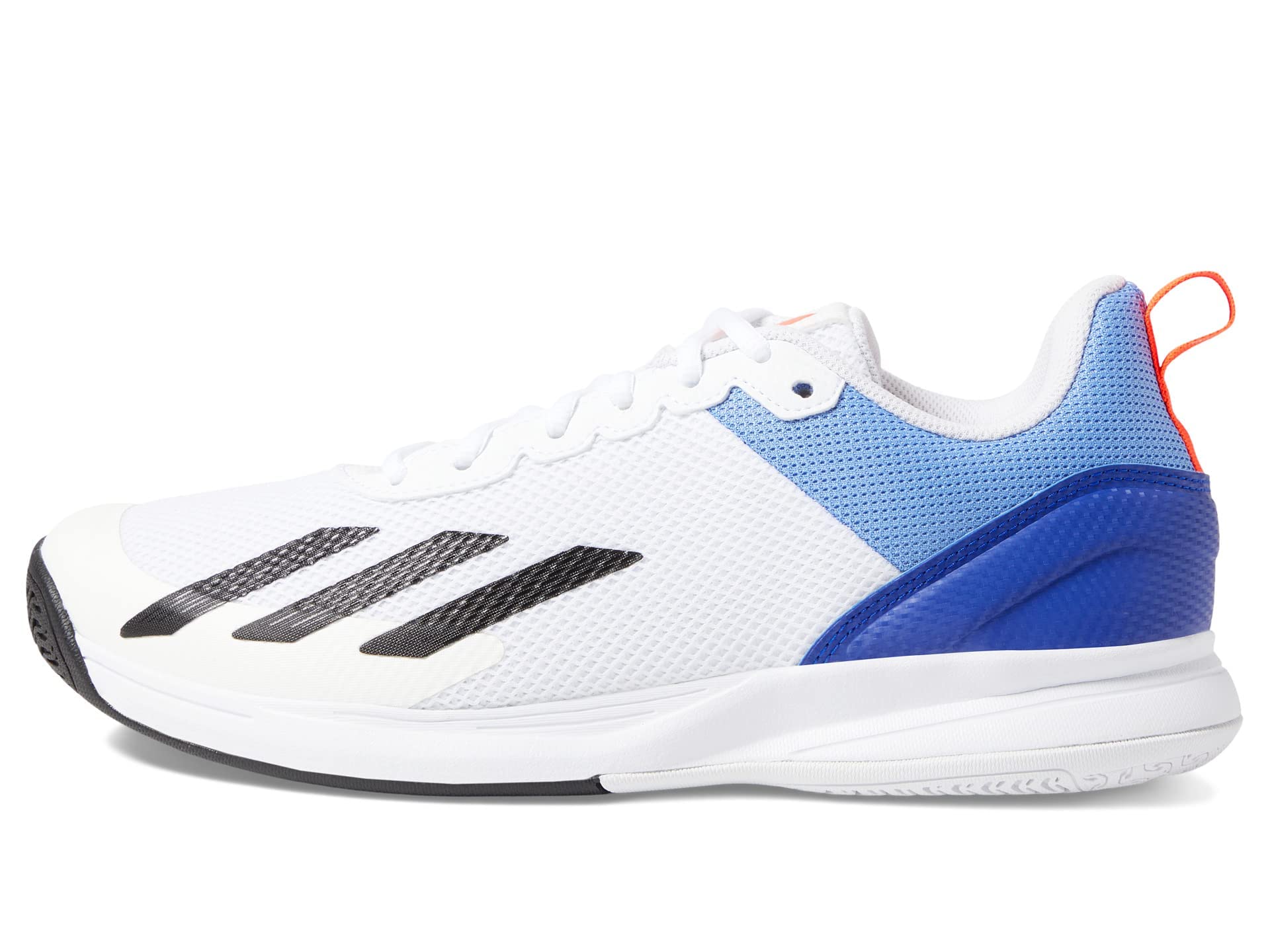 adidas Men's Courtflash Speed Tennis Shoe, White/Black/Black, 11.5