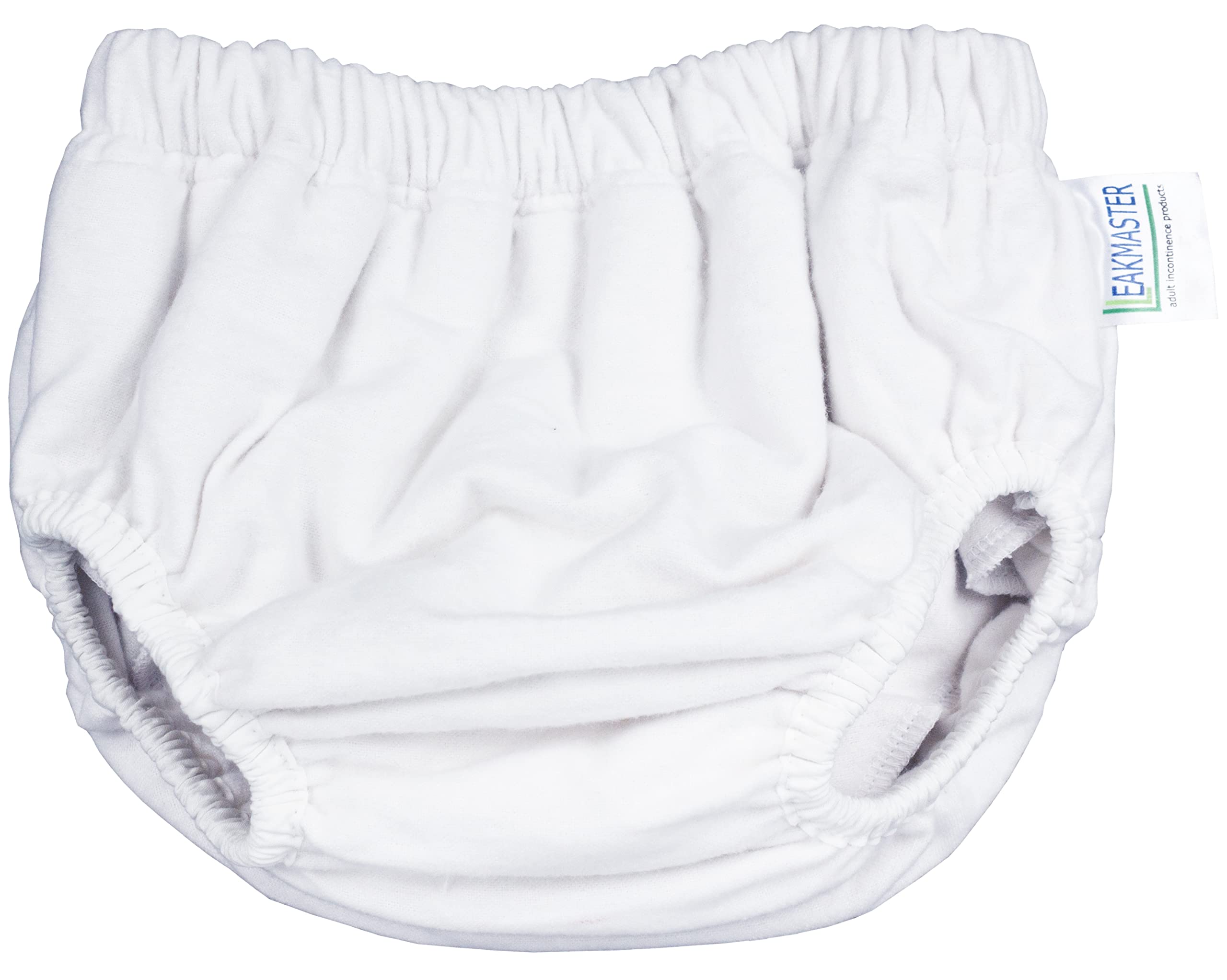 Pull On Style Adult Cloth Diaper by LeakMaster – 100% Cotton Flannel, Multi-Layered Reusable Adult Incontinence Diaper. Use with Plastic Pants (X-Large 36-44-Inch Waist)