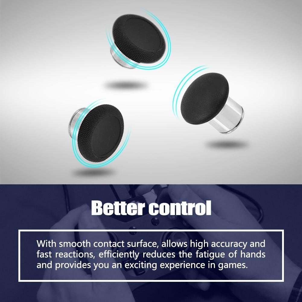 Controller Replacement Kit for PS4, Magnetic Thumbsticks Analogue Joysticks Repair Replacement Parts Kits for PS4/ One for Ps4 Thumbstick Extender