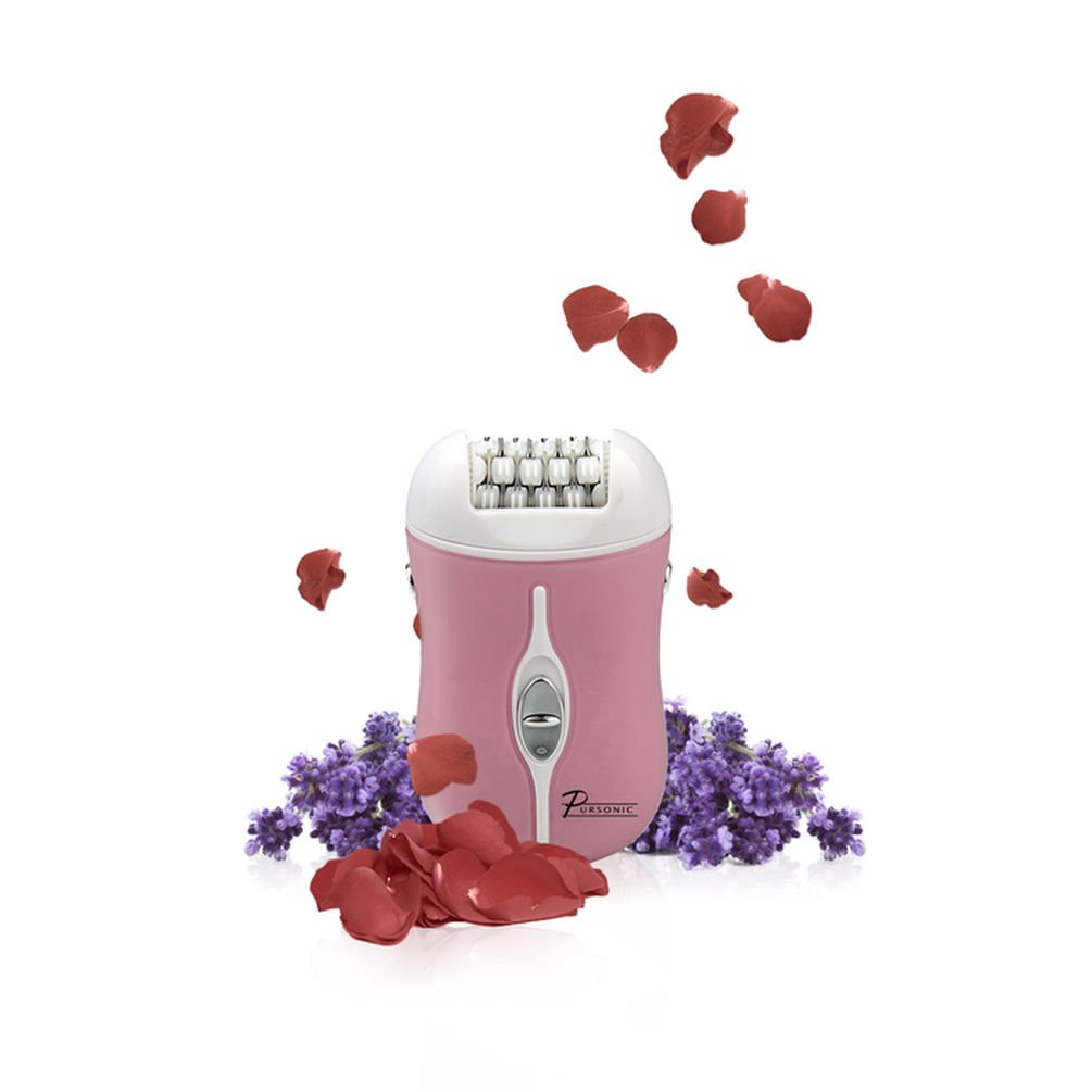 Pursonic Fe120P Two Speed Rechargeable Epilator, Pink, 0.8 Pound