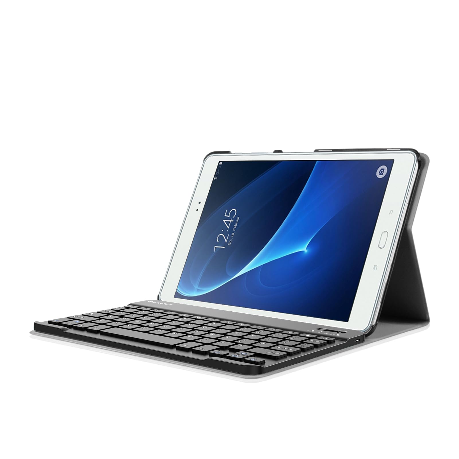Fintie Keyboard Case for Samsung Galaxy Tab A 10.1(2016 NO S Pen Version),Slim Lightweight Stand Cover w/Magnetically Detachable Wireless Bluetooth Keyboard, Black